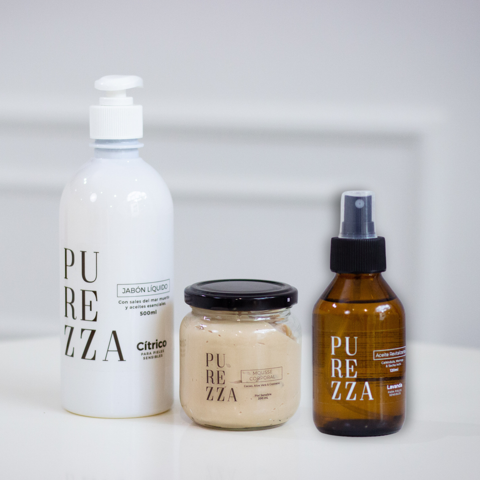 Kit Confort | Cuidado corporal natural para piel sensible ...